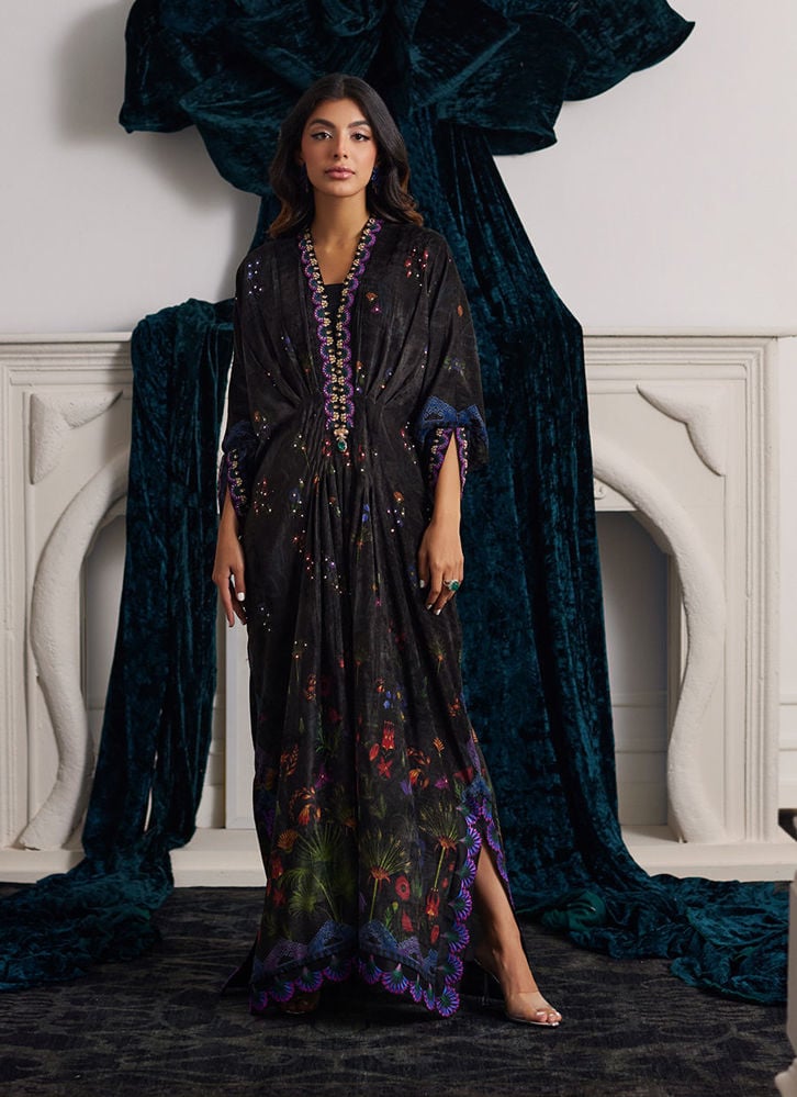 Dima Velvet Kaftan with Modern Styling