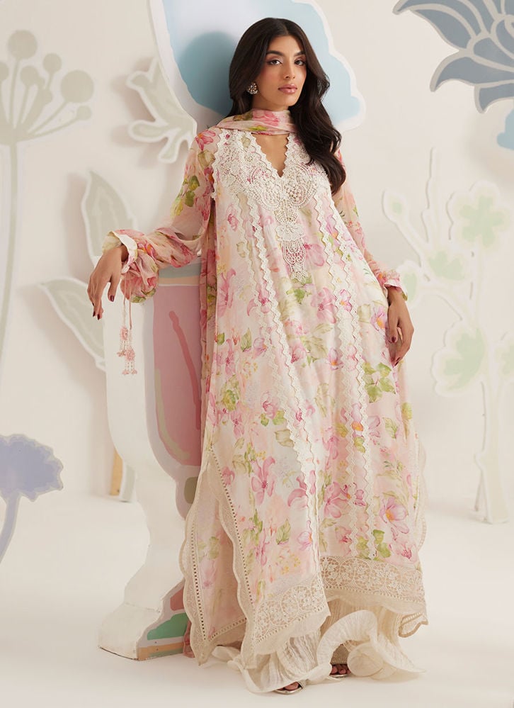 Rielle Shirt And Dupatta with Modern Styling | FTA